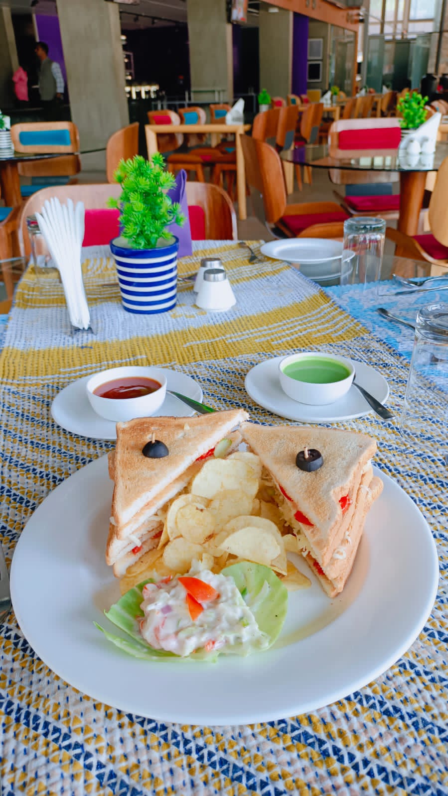 🟢 Vegetable Club Sandwich - Best Hotel in Ranakpur
